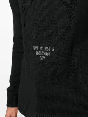 Moschino Slogan-intarsia Sweater