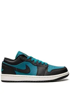JORDAN Air 1 Low Split Bright Spruce Sneakers - Blue