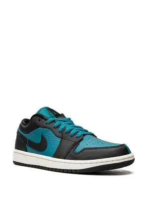 JORDAN Air 1 Low Split Bright Spruce Sneakers - Blue