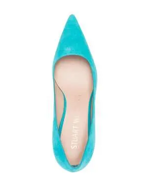 STUART WEITZMAN Pointed 70mm Suede Pumps