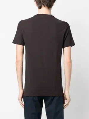 ZANONE Basic Round-neck T-shirt - Brown