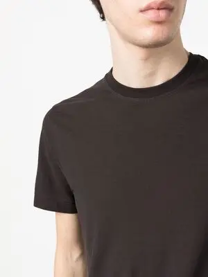 ZANONE Basic Round-neck T-shirt - Brown