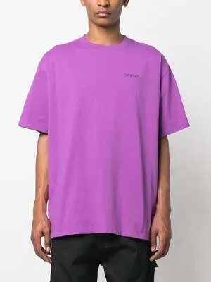 Off-White Arrows Crew-neck T-shirt - Purple