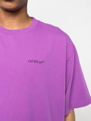 Off-White Arrows Crew-neck T-shirt - Purple
