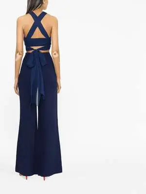 Alberta Ferretti Lace Crop Top