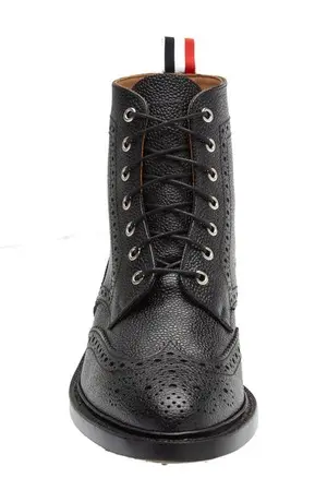 Thom Browne Classic Wingtip Lace-up Boots
