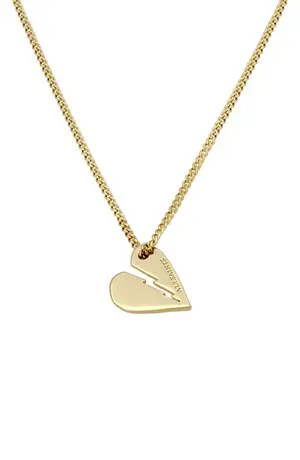 ALLSAINTS Broken Heart Pendant Necklace