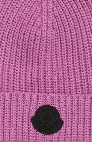 Moncler Ribbed Cotton Beanie