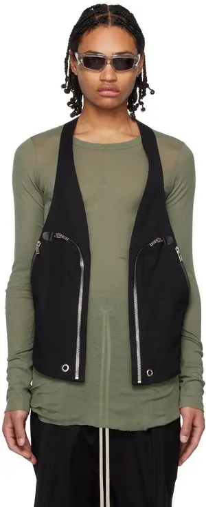 Rick Owens Rick Owens Black Bauhaus Vest - 09 Black