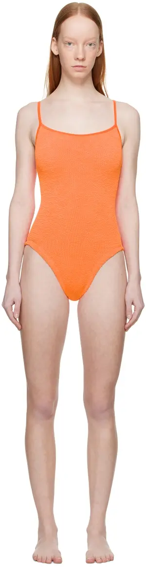 Hunza G Hunza G Orange Pamela One-Piece Swimsuit Orange