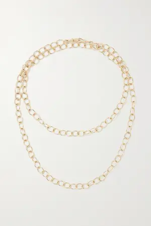 MARIE LICHTENBERG Micro Rosa 14-karat Necklace - Gold