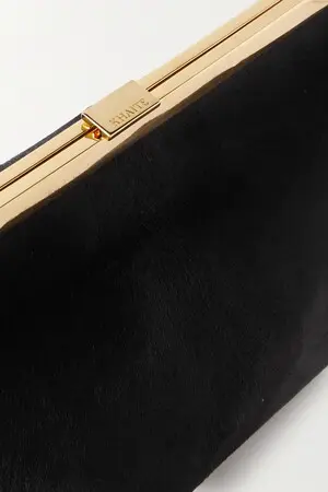 Khaite Aimee Calf Hair Clutch