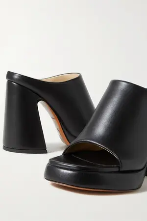 Proenza Schouler Forma Leather Platform Mules