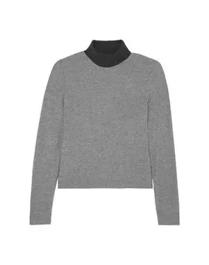 LESET Turtleneck Top In Viscose And Elastane