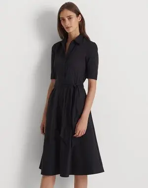 Ralph Lauren Cotton-blend Shirtdress