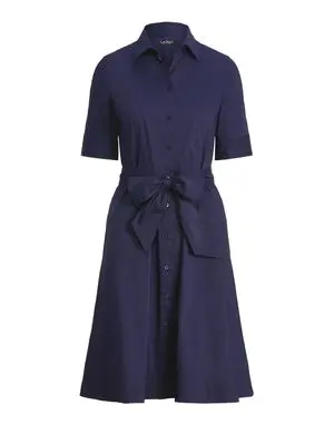 Ralph Lauren Cotton-blend Shirtdress - Midnight Blue