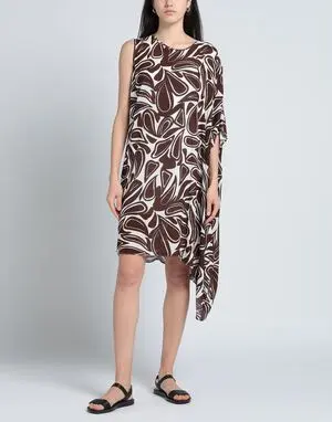MEIMEIJ Mini Trapeze Dress - Brown