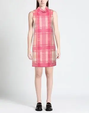 Elisabetta Franchi Mini Dress With Tartan Pattern