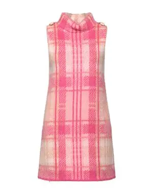 Elisabetta Franchi Mini Dress With Tartan Pattern