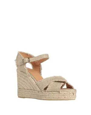 CastaÑer Textile Fiber Espadrille Sandals - Beige