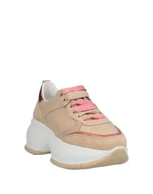 Hogan Leather Chunky Sneakers - Beige