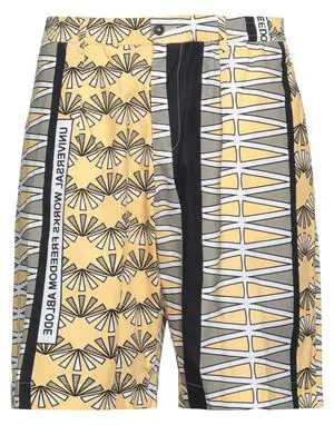 Universal Works Cotton Multicolor Printed High Waisted Shorts