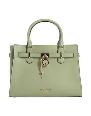 Michael Kors Leather Shopper Handbag Sage Green