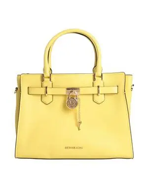 Michael Kors Leather Shopper Handbag - Yellow