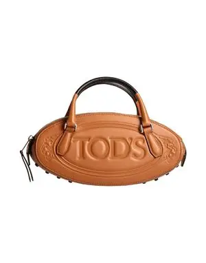 TOD'S Handbag Leather Camel
