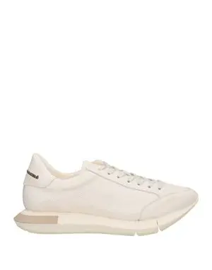 PALOMA BARCELO Soft Leather Sneakers Ivory