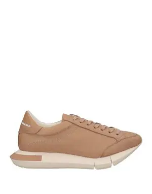 PALOMA BARCELO Soft Leather Sneakers Light Brown