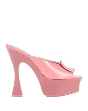 ROGER VIVIER Sandals In Soft Leather Pink