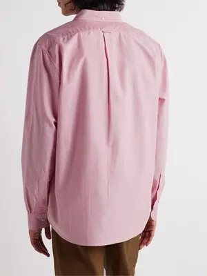 J. Crew Button-down Collar Striped Cotton Oxford Shirt Xs