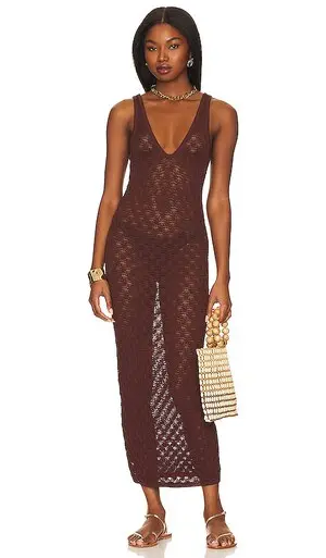 LOVERS AND FRIENDS Manu Dress - Chocolate