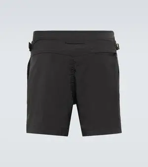 TOM FORD Side-buckle Swim Trunks - Black