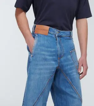 JW Anderson Twisted Wide-leg Jeans