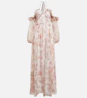 Giambattista Valli Off-the-shoulder Floral Gown