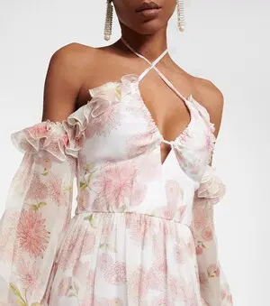 Giambattista Valli Off-the-shoulder Floral Gown