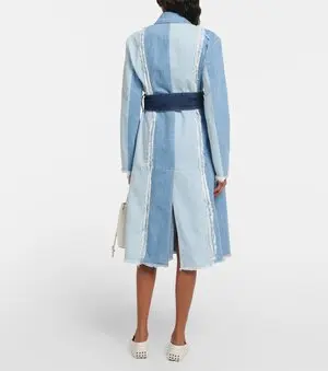 TOD'S Belted Denim Coat