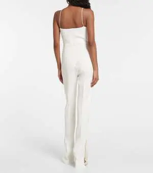 David Koma Sequined Cutout Cady Jumpsuit