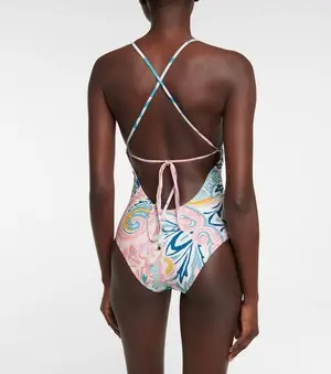 Etro Printed One Piece Swimsuit