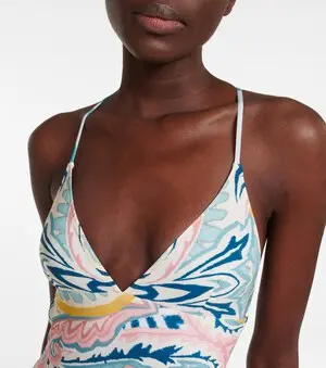 Etro Printed One Piece Swimsuit
