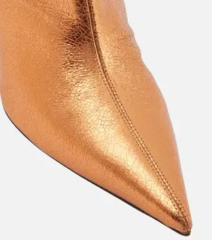 Alexandre Vauthier Leather Ankle Boots