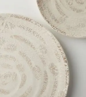 Brunello Cucinelli Tradition Set Of 2 Ceramic Plates - Multicoloured