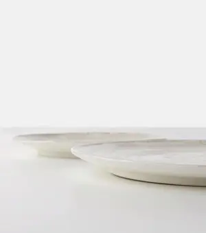 Brunello Cucinelli Tradition Set Of 2 Ceramic Plates - Multicoloured