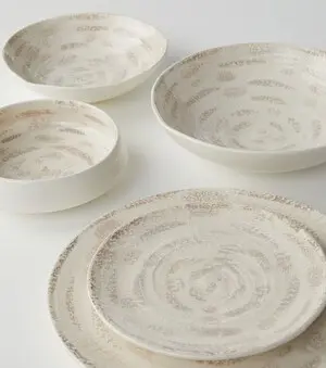 Brunello Cucinelli Tradition Set Of 2 Ceramic Plates - Multicoloured
