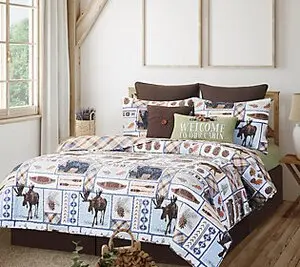 C&F HOME Oakley Lodge Full/queen Quilt Set Valerie - One-color