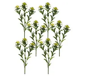 MELROSE Thistle Floral Spray Set Of Six - One-color