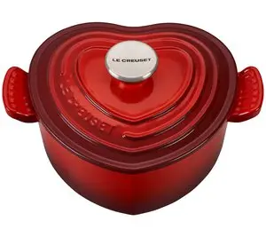 LE CREUSET 2-qt Cast-iron Heart Figural - One-color