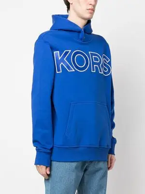 Michael Kors Logo-embossed Cotton Hoodie